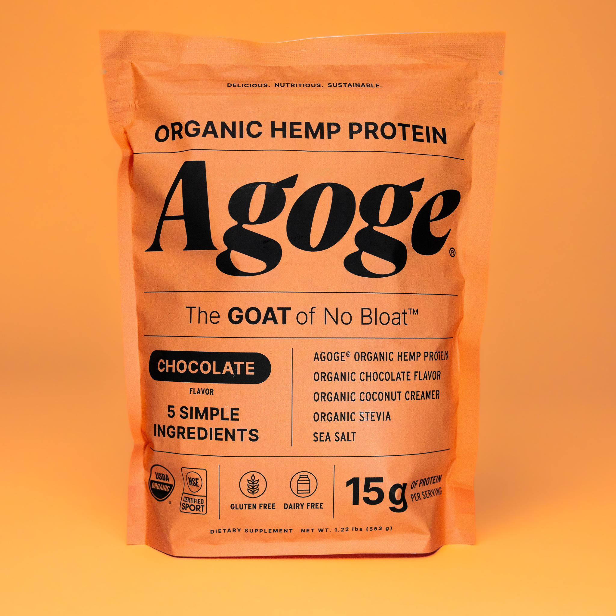 Agoge Organic Hemp Protein - Chocolate